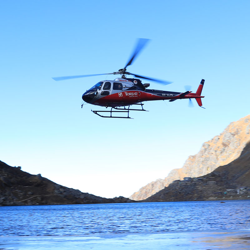 Safety Instructions in presence of Helicopter | SIMRIK AIR